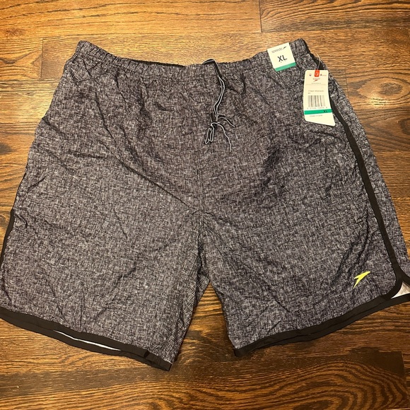 Speedo | Swim | Speedo Mens Black Grey Swim Trunks Xl | Poshmark
